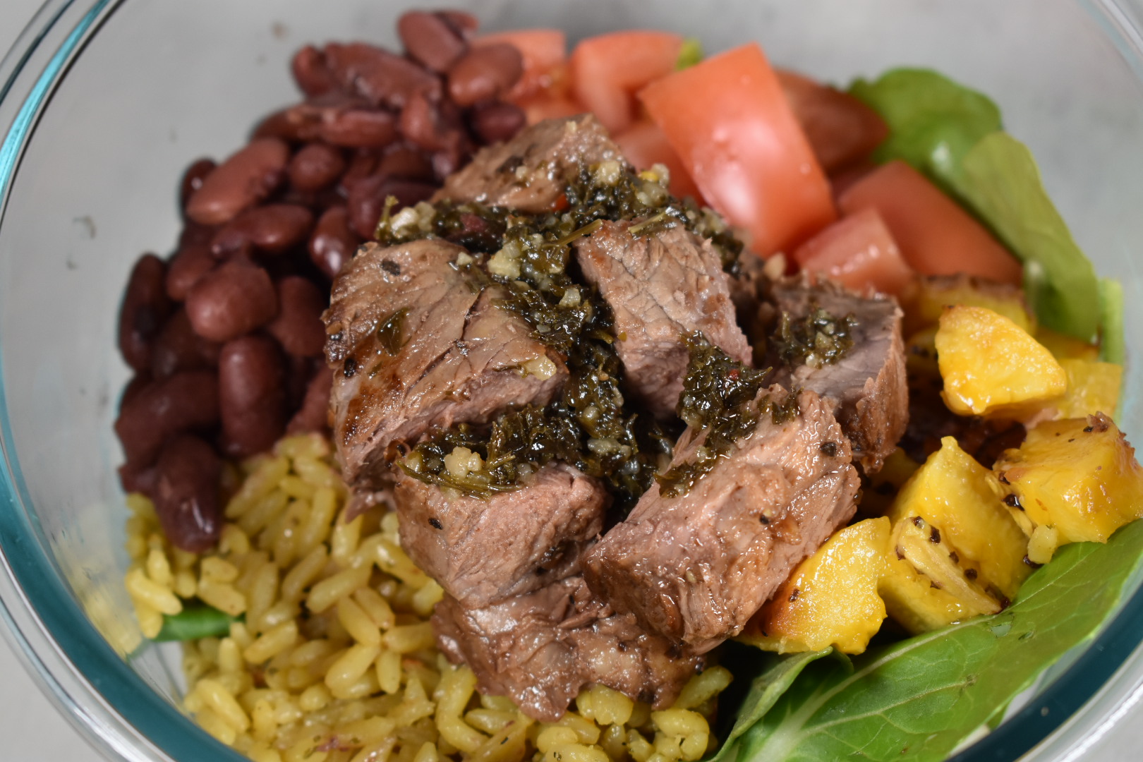 Meal Prep: Latin Chimichurri Steak Bowls | The Relatable Chef